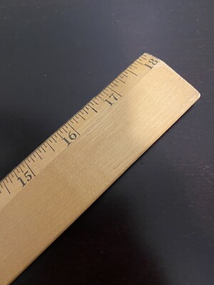 VINTAGE WESTCOTT R 501-18 18 INCH WOOD RULER | eBay