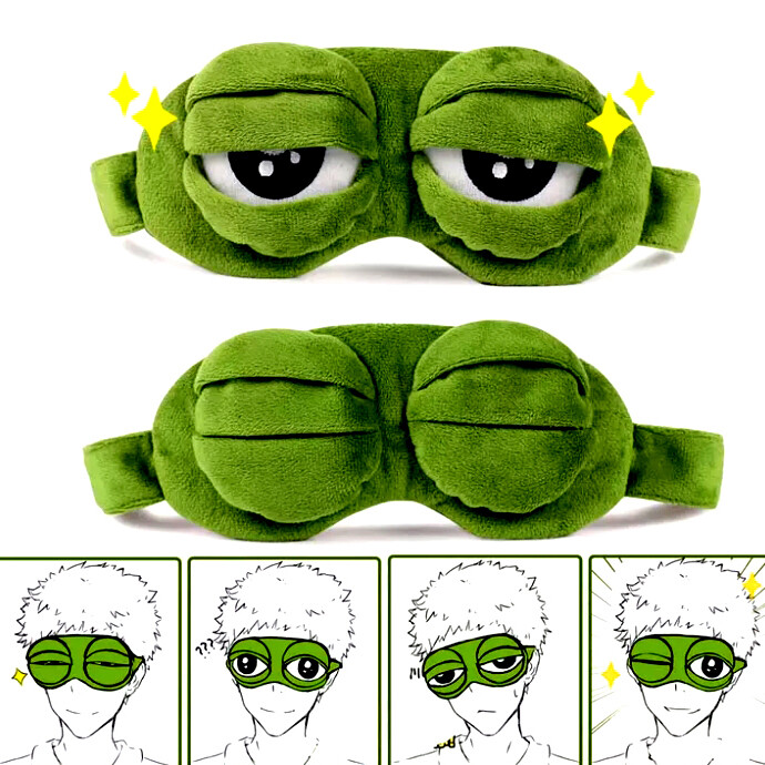 Frog Eye Mask 3d Cover Sleep Sleeping Funny Rest | eBay