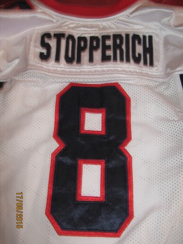 SMU Football SEAN STOPPERICH Jersey (Texans) Youth SMALL + DS Backpack ...