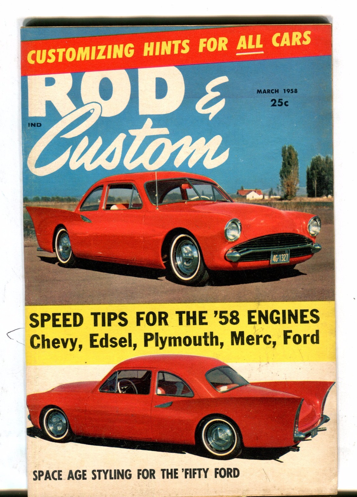 Rod & Custom Magazine March 1958 Chevy Edsel EX 042517nonjhe | eBay