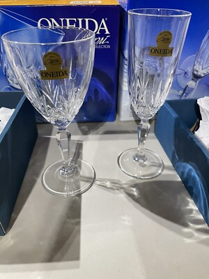 Glassware - Oneida Capri Collection Goblets And Flutes | eBay