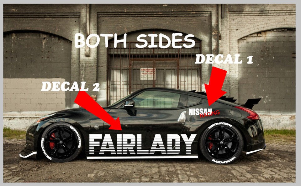 370z livery FAIRLADY side decal vinyl | eBay