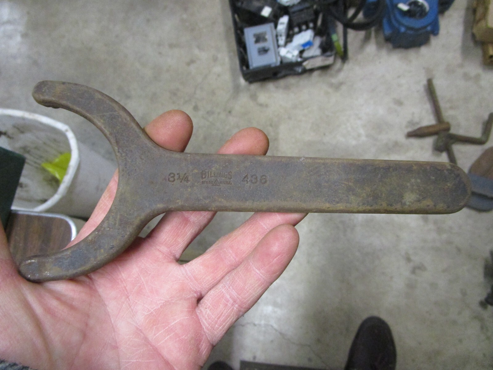 NOS Billings 436 Pin Type Face Spanner Spindle Gland Nut Wrench 3-1/4 ...