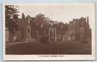 Postcard UK Ipswich Christchurch Mansions RPPC Harold H Camburn Real ...