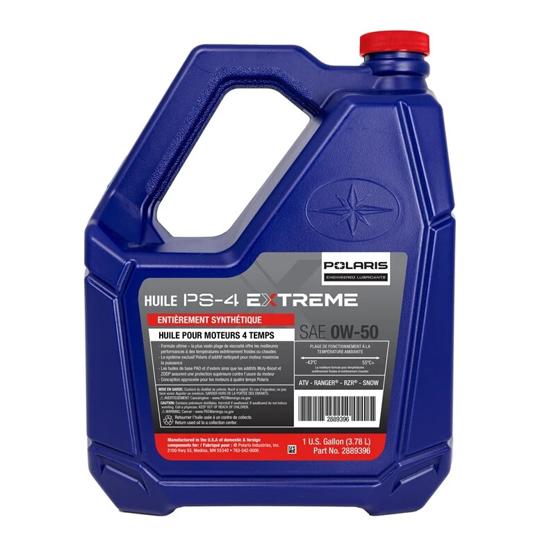 Polaris PS-4 Extreme Full Synthetic Oil 0W-50 1 Gallon 2889396 | eBay