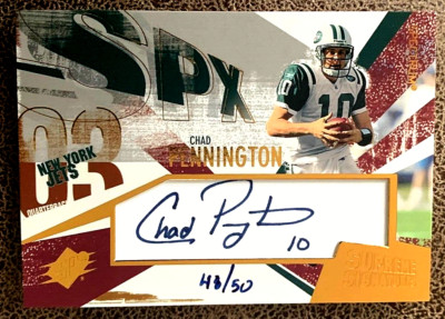 CHAD PENNINGTON 2003 SPx Supreme Signatures Spectrum Auto Autograph ...
