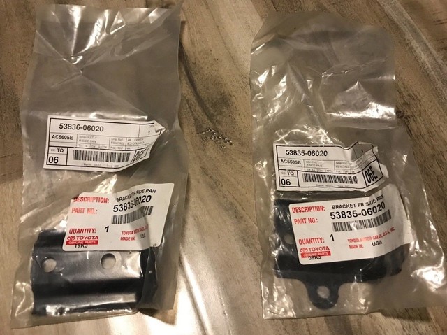 Toyota Camry 07-2011 Genuine OEM Front Bracket Left & Right 5383506020 ...