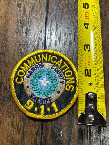 Vintage OBSOLETE HARRIS COUNTY TEXAS SHERIFF PATCH Police 911 ...