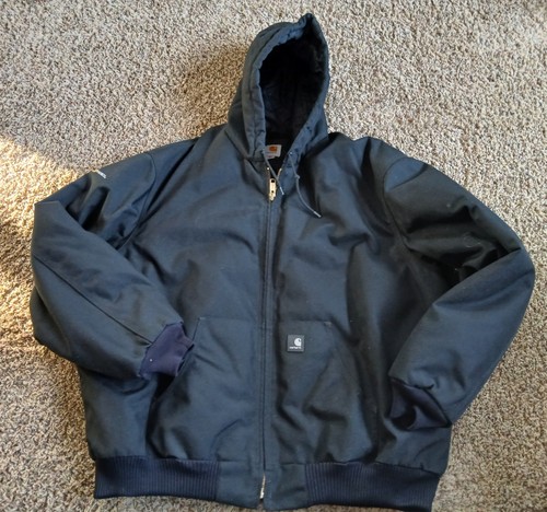 Carhartt Extremes 2XL Tall Jacket Men's J133 BLK Black Quilt Lined ...