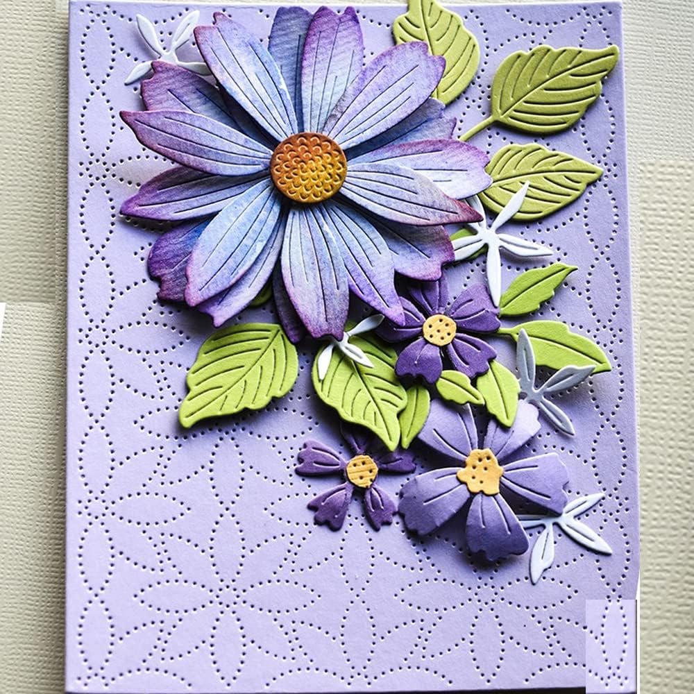 Layered Flowers Metal Die Cuts Cutting Dies, Layered Flowers Paper ...