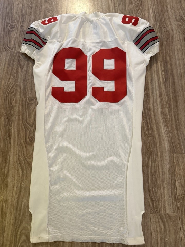 Vtg 2002 Ohio State Buckeyes #99 Jay Richardson Team Issued Nike Jersey ...