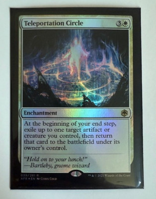 MTG: Teleportation Circle Adventures in the Forgotten Realms Foil NM | eBay