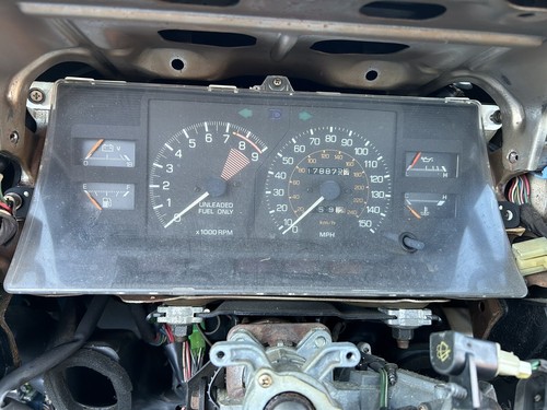 85 86 Toyota MR2 Gauge Cluster Tach 5 Speed Non Supercharged 178K Used ...