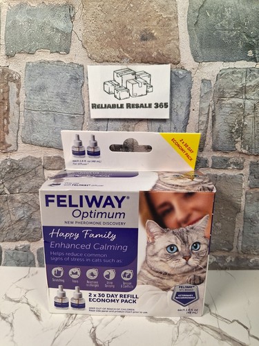 FELIWAY OPTIMUM Diffuser Refill 48 ml 2 PACK Constant Harmony & Calming ...