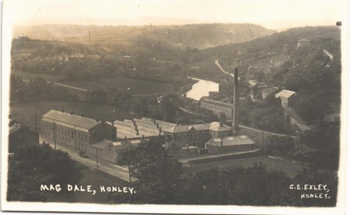 Honley near Huddersfield. Mag Dale by C.E.Exley, Honley. Mills. | eBay