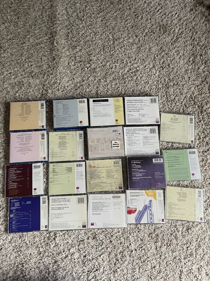 Lot 21 CLASSICAL CD's - LONDON DECCA - Opera, Wager, Mozart+ VERY CLEAN ...