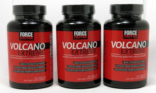 Sealed 3 Bottles Force Factor VOLCANO EXTREME. Total 180 Tablets. | eBay