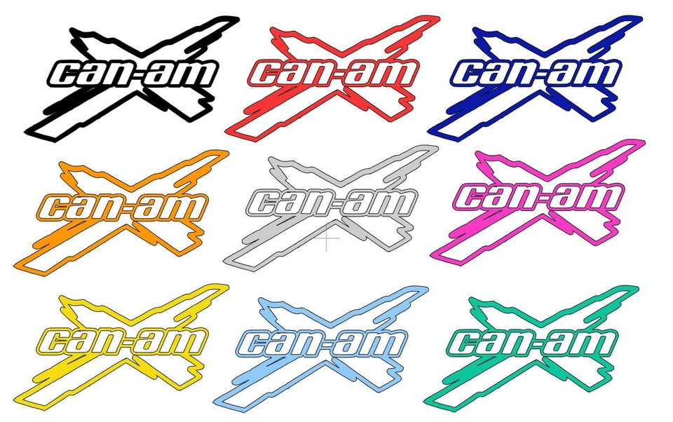 Can-Am "X" Logo Decal Windshield Sticker Graphics Can-Am BRP | eBay