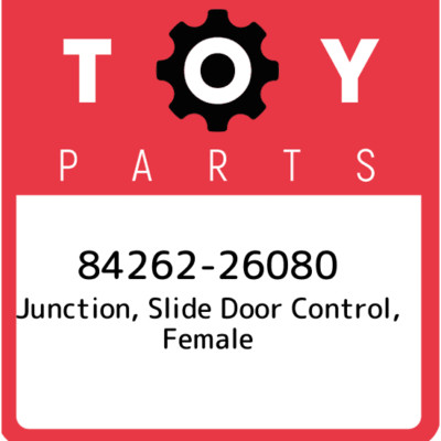 84262-26080 Toyota Junction, slide door control, female 8426226080, New ...