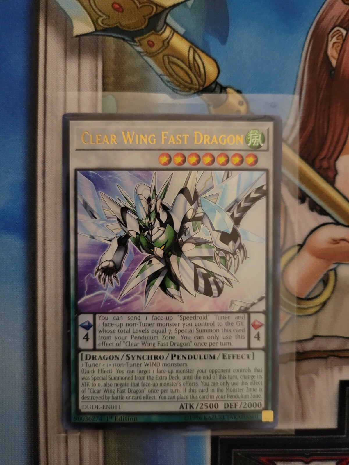 Clear Wing Fast Dragon (DUDE-EN011) - Ultra Rare - 1st Edition | eBay