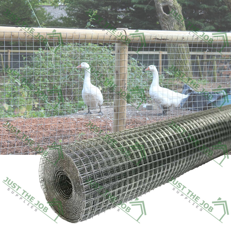 Welded Wire Mesh 1'x1' Galvanised Fence | Grelly UK