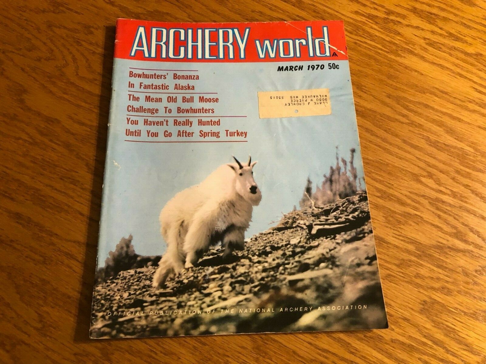 MARCH 1970 ARCHERY WORLD magazine | eBay