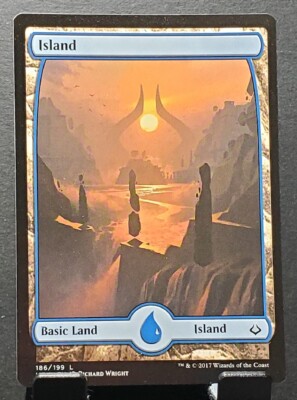 2017 MTG 186/199 ISLAND Basic land Full Art Hour of Devastation⚔️NM/MT ...