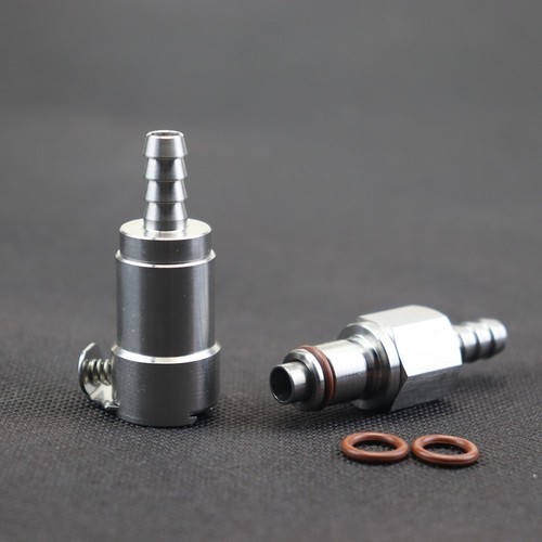 1/4" Gas Tank Fuel Line Hose Quick Release Connect Disconnect Coupling ...