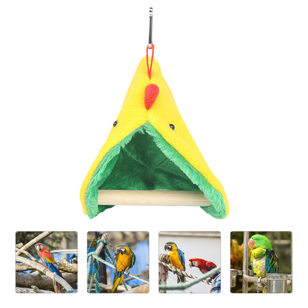 Budgie Hammock Bird Hanging Tent Parakeet Play Toy Plush Bird Bed | eBay
