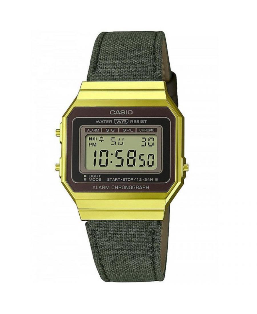 Casio Green Unisexs Digital Watch Casio Collection Vintage A700WEGL ...