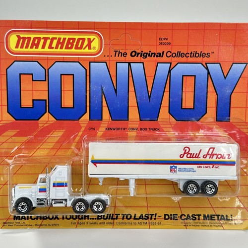 1992 Matchbox Convoy Kenworth Aerodyne WHITE / PAUL ARPIN VAN LINES | eBay