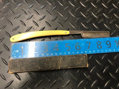 Vintage Tonsorial Gen Straight Razor A. Arnold B.S. Little Rock Ark ...