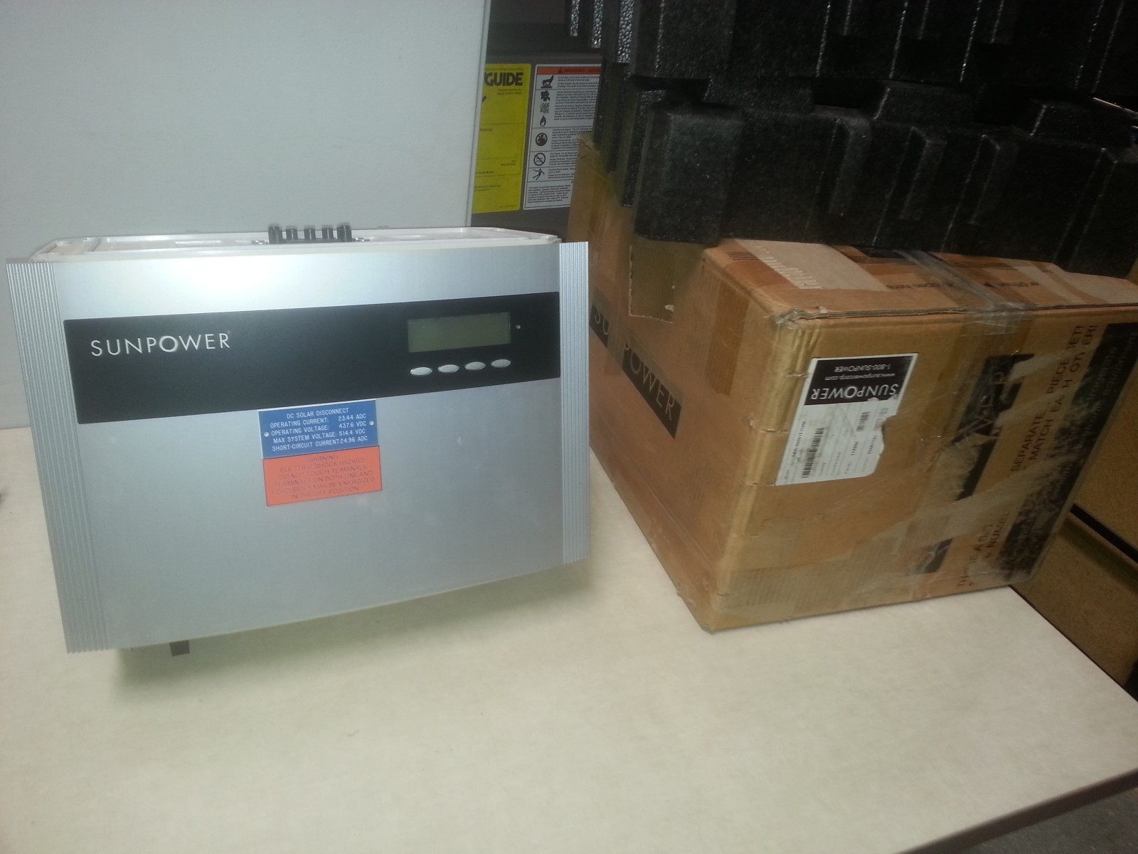 SunPower SPR-10001F-1 UNI Inverter Solar DC Disconnect | eBay