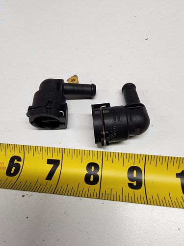 Lot of 2) NormaQuick PA66-GF30 PS3 NW08 8mm 90 Degree Leak Proof Quick ...