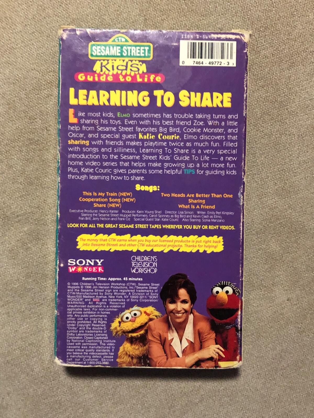 Sesame Street - Kids Guide to Life: Learning to Share (VHS, 1996 ...