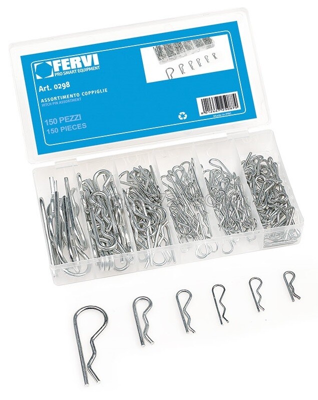 150 PCS R PINS SHAFT RETAINING CLIPS PIN SET FERVI 0298 | eBay