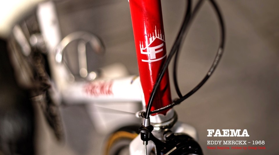 Eddy Merckx 1968 Faema pro team replica road bicycle. built by Mark ...