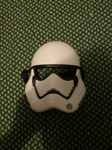 Star Wars First Order Stormtrooper Mask Kids Size Hard Plastic 2015 ...