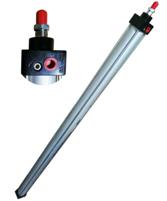 Guide Rail Cylinder Double Acting Air Cylinder TN16X200-S 10~200mm ...