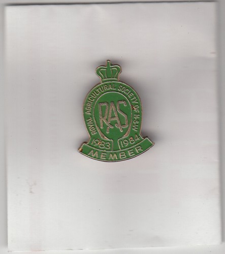 Royal Agricultural Society of NSW-RAS-1983/1984-Member Badge | eBay