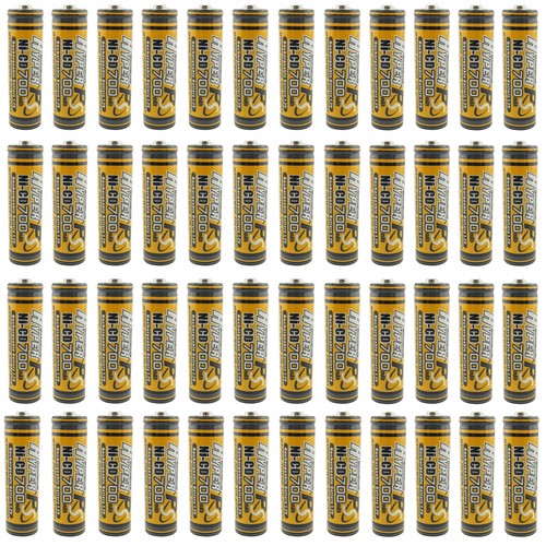 48pcs x AA 700mAh Ni-Cd Rechargeable Battery For NiCd Solar Panel Light ...
