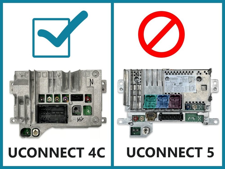 14+ RAM (Old Body) UAV UCONNECT 4C RADIO 8.4" DISASSOCIATED DISPLAY ...