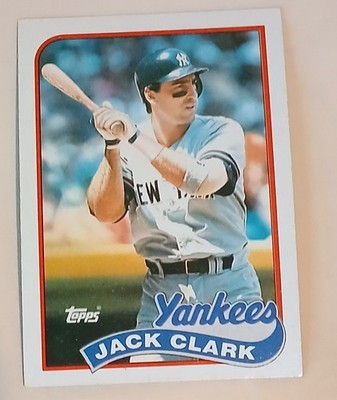 1989 Topps - Jack Clark #410 New York Yankees | eBay