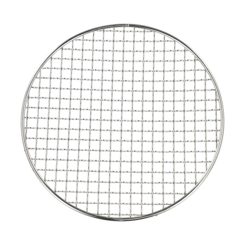 Round Barbecue Grill Mesh Wire Net Stainless Steel Rack Grid Grate ...