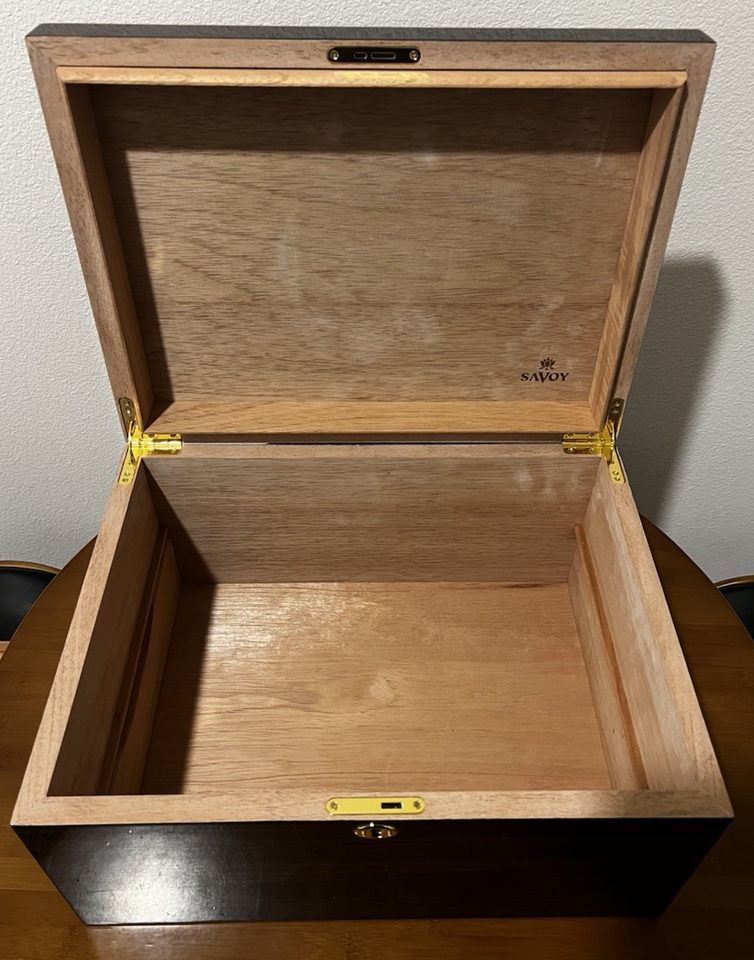 Ashton / Savoy Macassar Extra Large Humidor - Holds 150 Cigars - New in ...