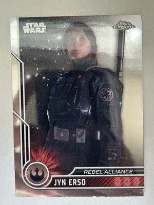 2023 Topps Chrome Star Wars #19 Jyn Erso Felicity Jones Rogue One 🌌 | eBay
