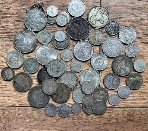 World Lots Of Silver Coins 295 Grams Scrap Or Collect | eBay UK