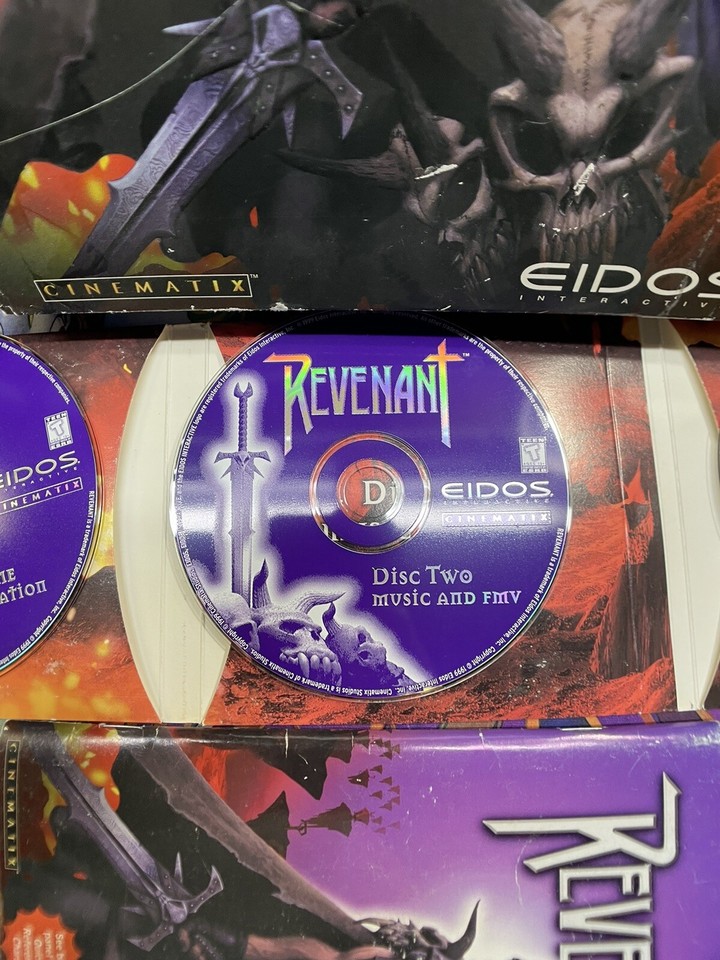Revenant PC 1999 Vintage Big Box Computer game Eidos Conematix | eBay