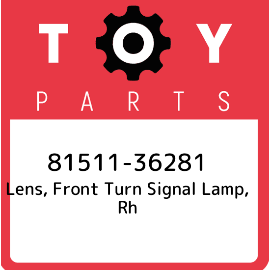 81511-36281 Toyota Lens, front turn signal lamp, rh 8151136281, New ...