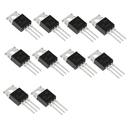 10pcs FQP50N06 FQP50 50N06 N-Channel Mosfet Transistor 52 A 60 V,3-Pin ...